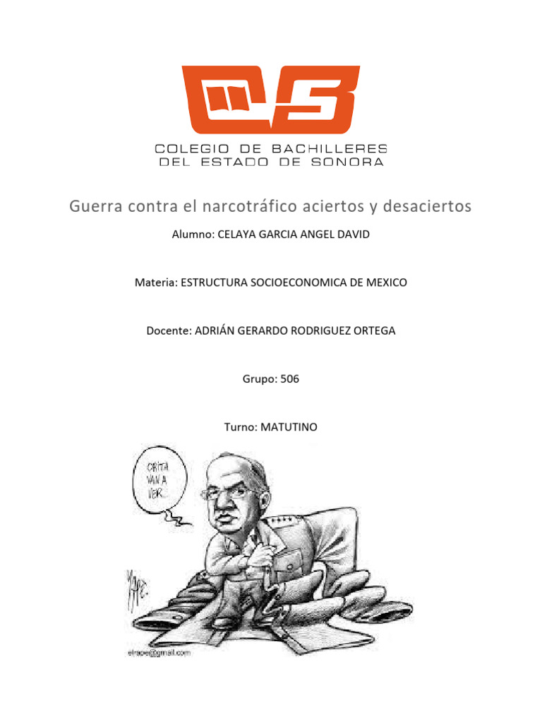 Guerra Contra El Narco Trafico Felipe Calderon | PDF | Guerra Mexicana contra las Drogas ...