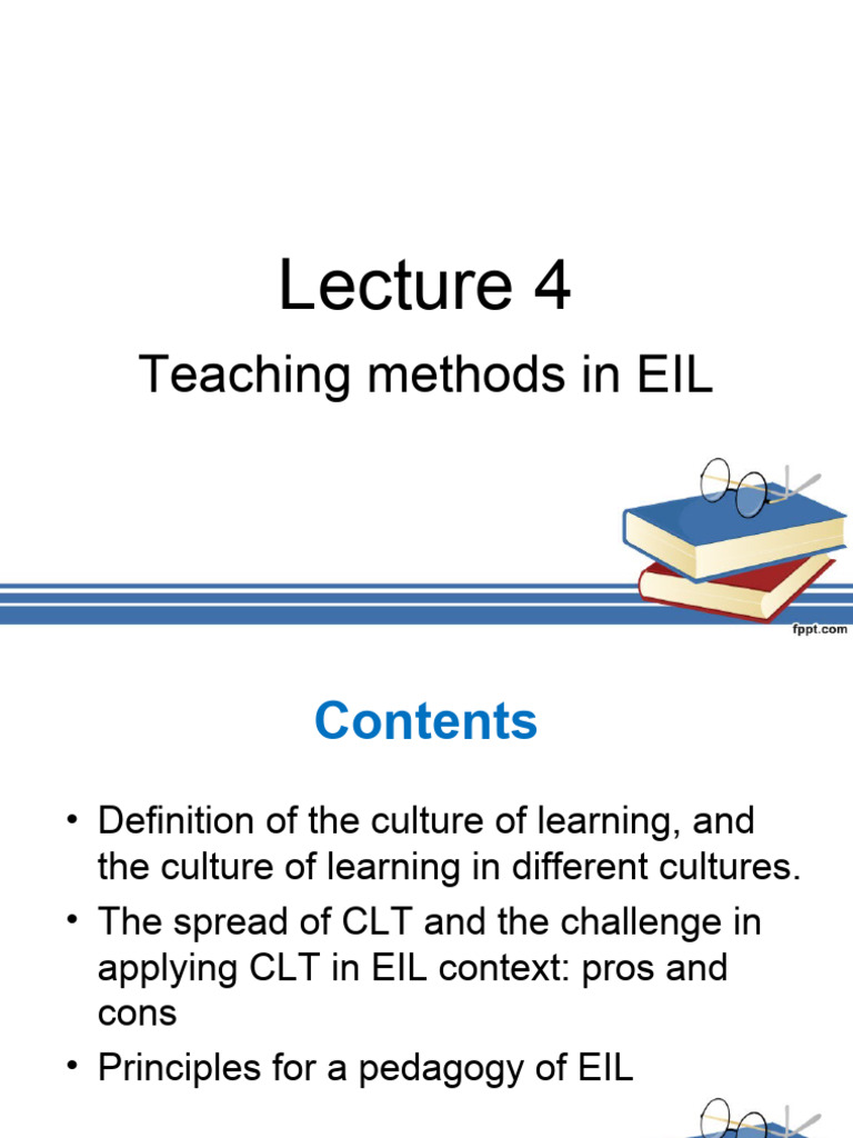 Topic 3 Week 1 EIL - 2023 | PDF | Pedagogy | Teachers