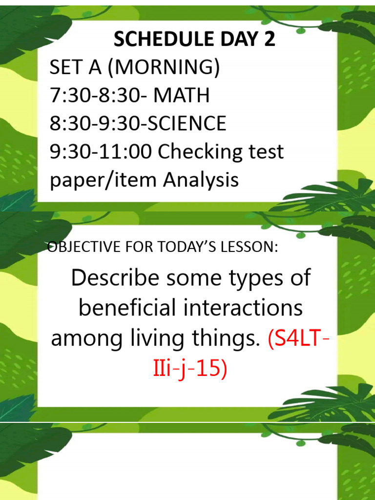 Cot Power Point Presentation Pdf Zoology Biology