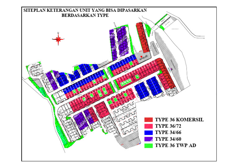 Puri Alam Cempaka - Siteplan | PDF