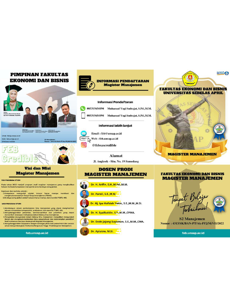 Brosur S2 Pasca | PDF