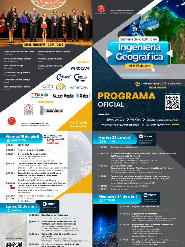 PROGRAMA_SEMANAGEOGRÁFICA2024 v10 | PDF | Science | Business