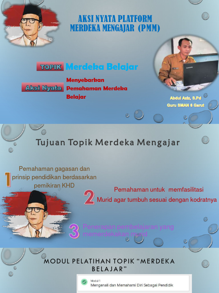 Aksi Nyata Merdeka Mengajar di Sekolah | PDF