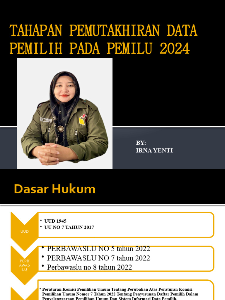 Pemutakhiran Data Pemilih 2024 | PDF