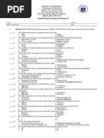 Grade 8 Science 4th Quarter Exam | PDF | Meiosis | Mitosis