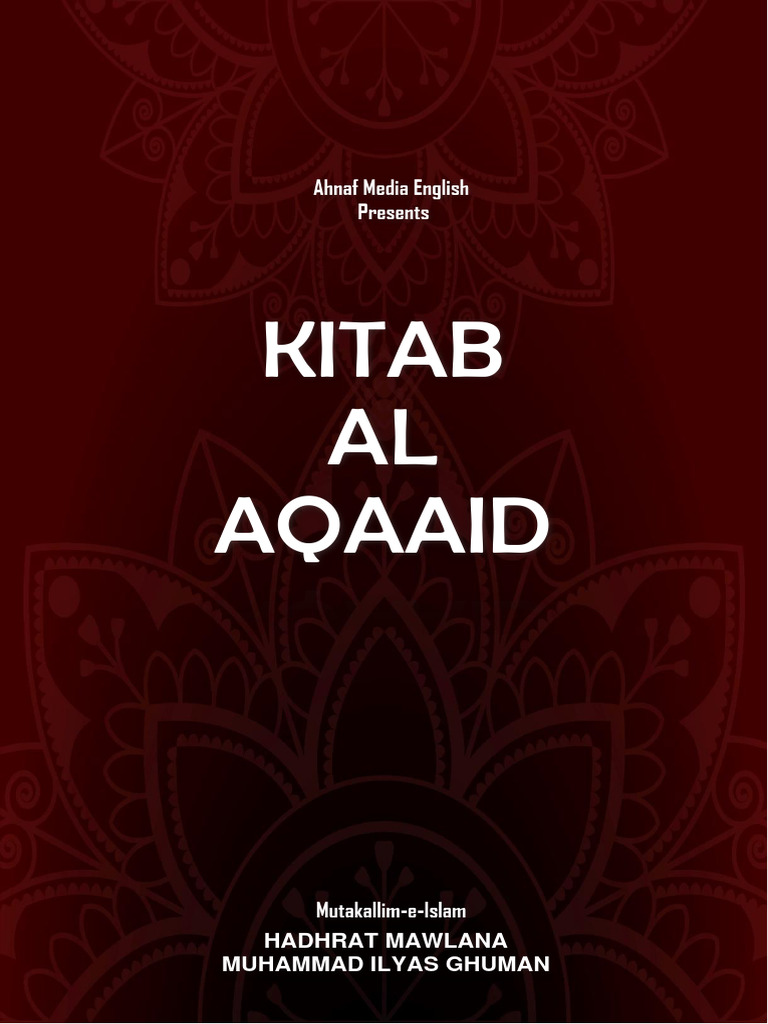 Kitab al-Aqaaid | PDF | God In Islam | Prophets And Messengers In Islam