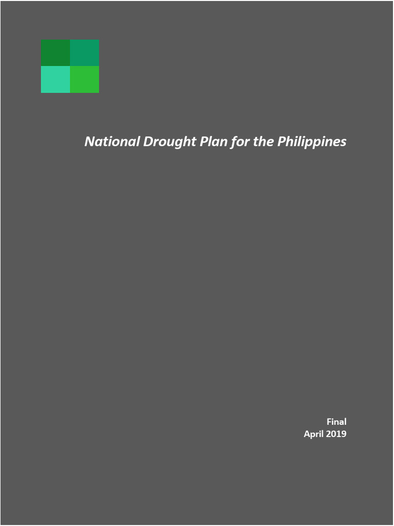 National Drought Plan Philippines 2019 | PDF | Drought | Disaster Risk ...