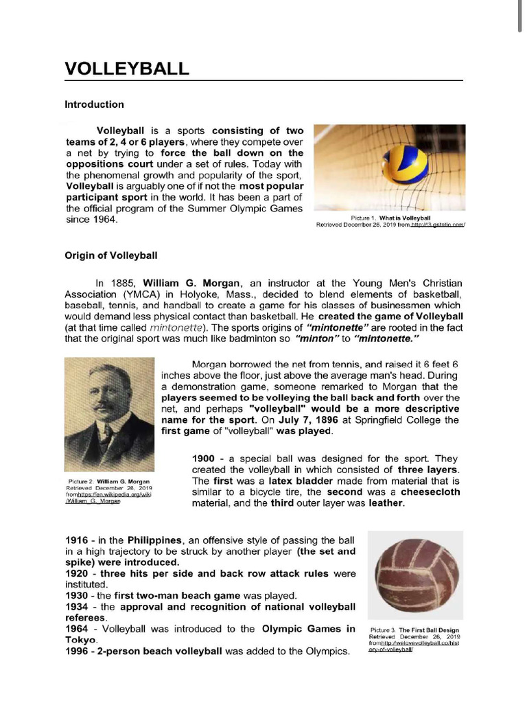 Volley The Ball Pdf