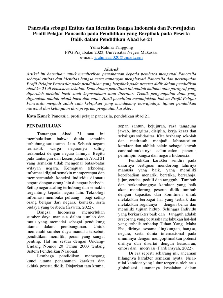 Topik 4. Aksi Nyata - FPI | PDF | Karier & Perkembangan | Ilmu Sosial