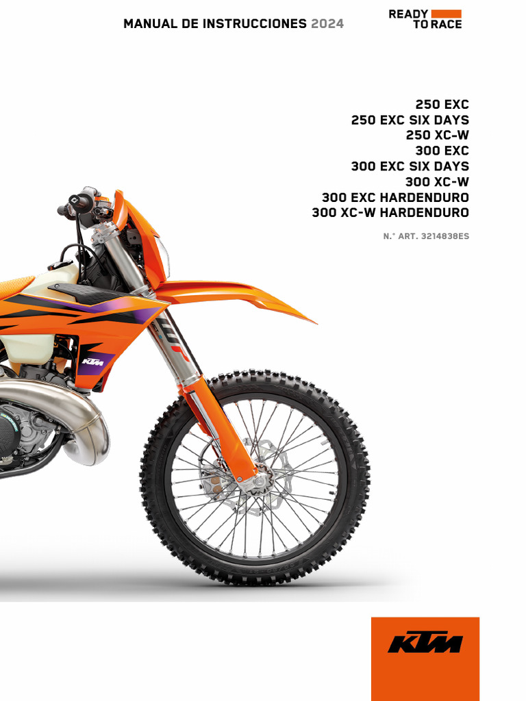 KTM Manual 2024 | Descargar gratis PDF | Tornillo