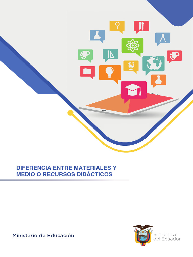 Diferencia Entre Materiales y Medio o Recursos Didácticos | PDF | Enseñando | Aprendizaje