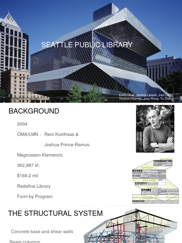 Seattle Public Library - FinalPres | PDF | Beam (Structure ...
