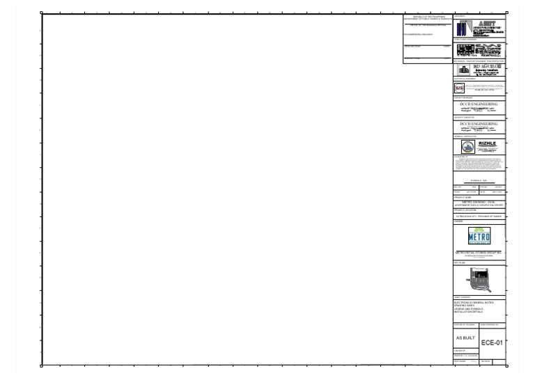 As Built Drawing Title Block Overview | PDF
