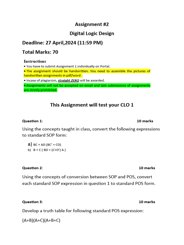 Assignment 2-Updated | PDF Assignment 2-Updated | PDF