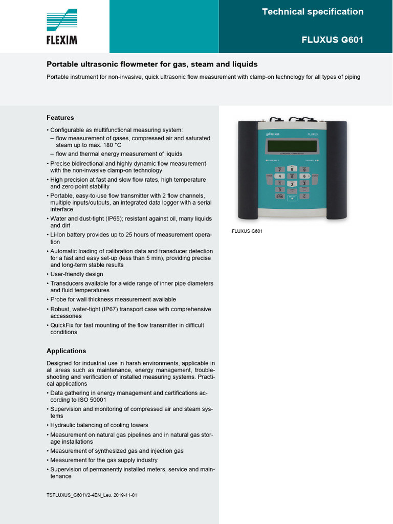 Tsfluxus - g601st - En-P01 | PDF