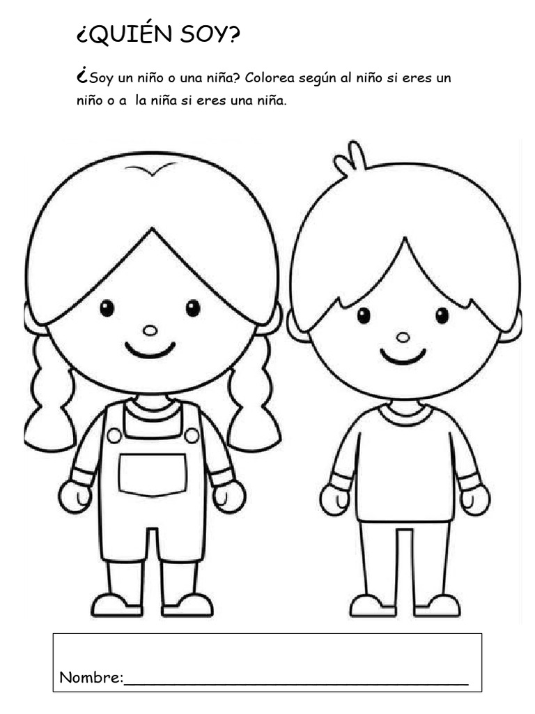 Ficha, Niño o Niña | PDF