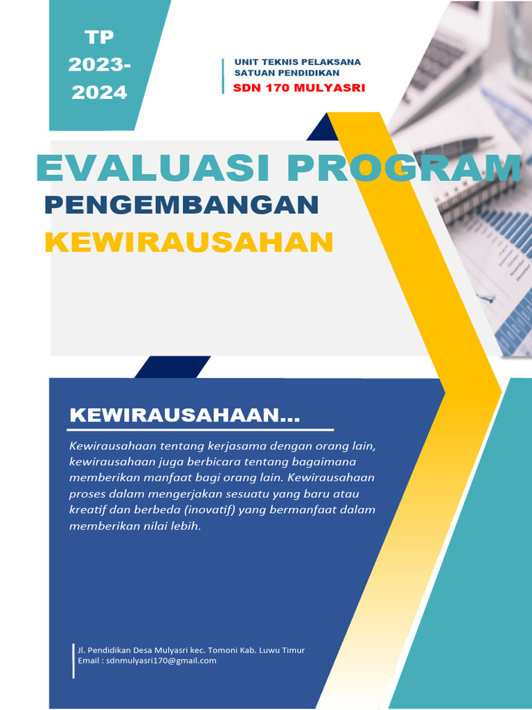 Evaluasi Program Pengembangan Kewirausahaan Fix | PDF
