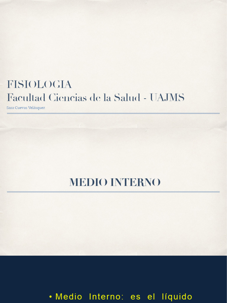 2 Medio Interno | PDF | Sangre | Homeostasis
