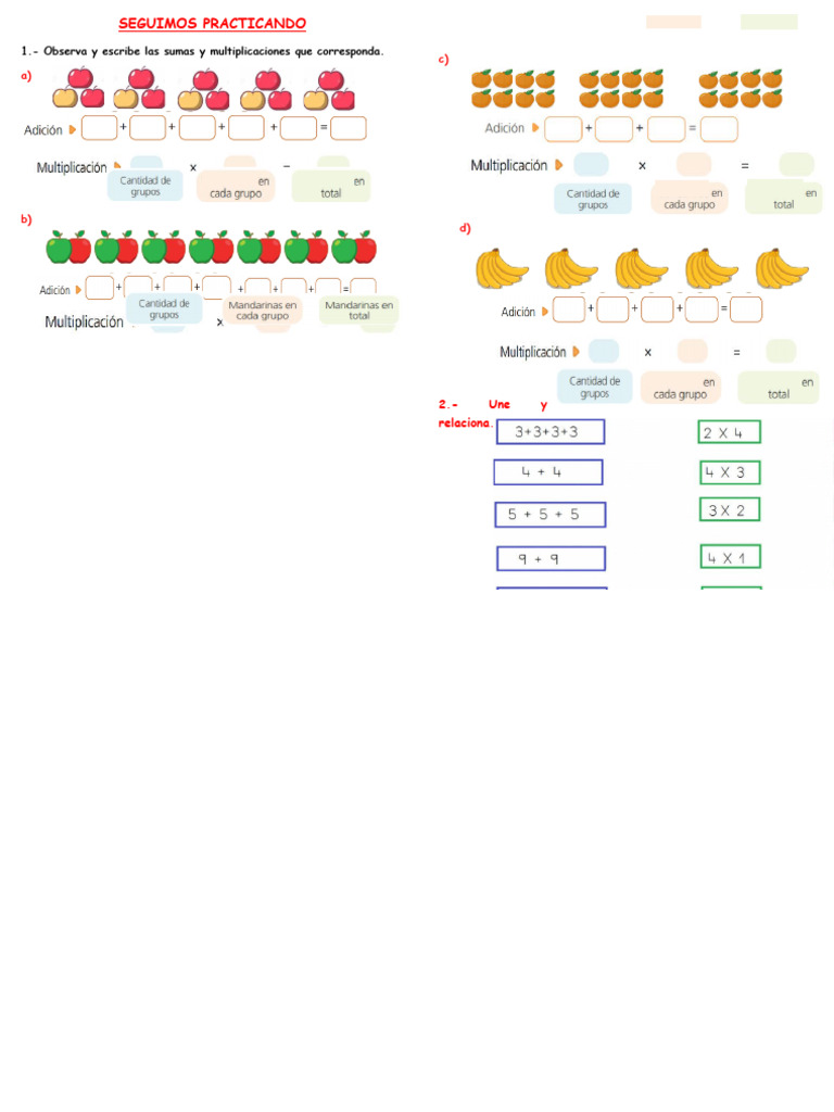 Seguimos Practicando | PDF