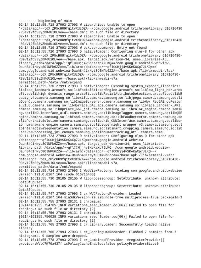 Logcat 1707952375665 | PDF | Software Engineering | Software