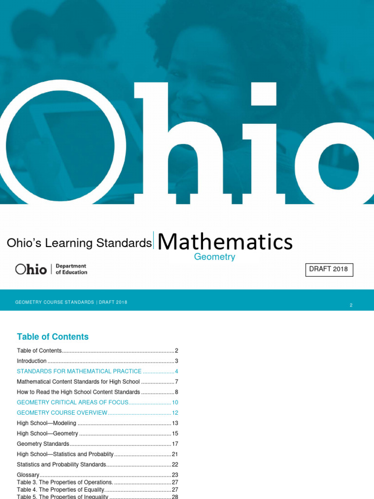 GEOMETRY-Standards | PDF | Geometry | Circle