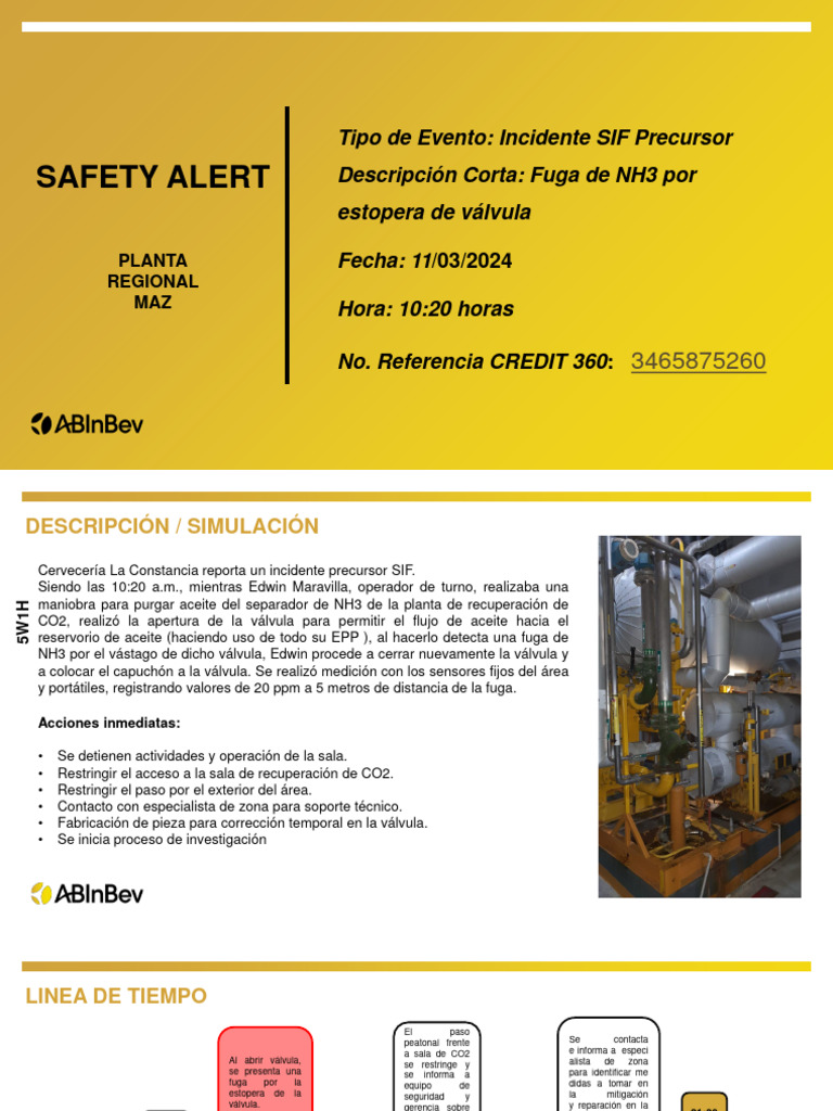 1-03 Incidente Sif Precursor La Constancia | PDF