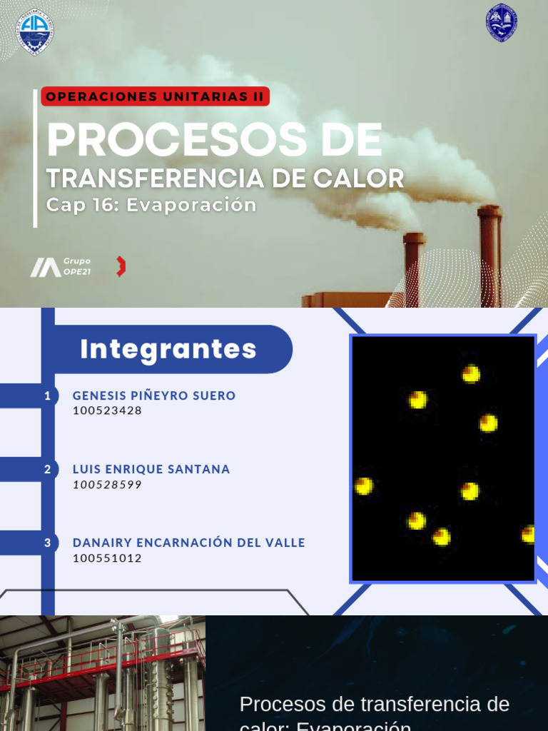 Procesos de Transferencia de Calor Evaporacion - PPTX 20240323 131755 0000 | PDF | Uso eficiente ...