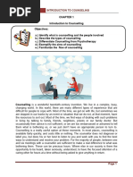Chapter 1 Introduction To Counseling | PDF | Psychotherapy | Drug ...