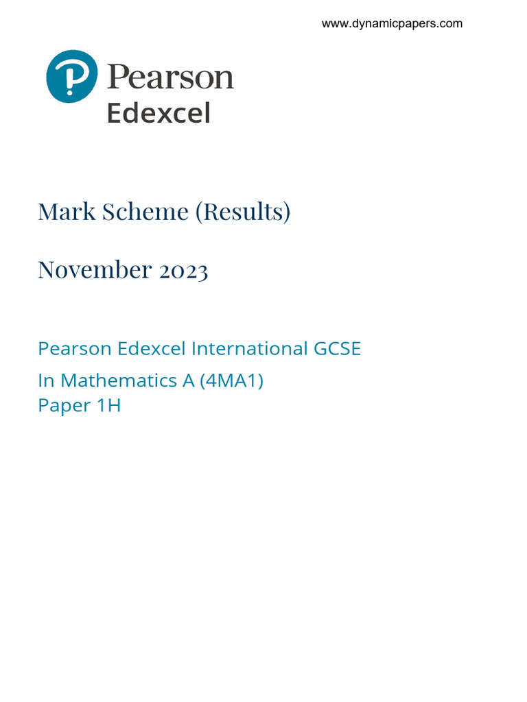 4ma1 1h Rms 20240125 | Download Free PDF | Mathematics | Elementary ...