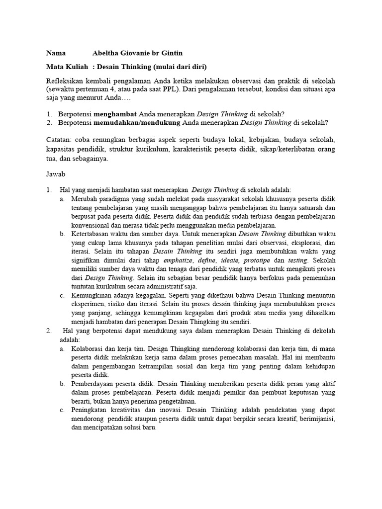 Mulai Dari Diri T 6 | PDF