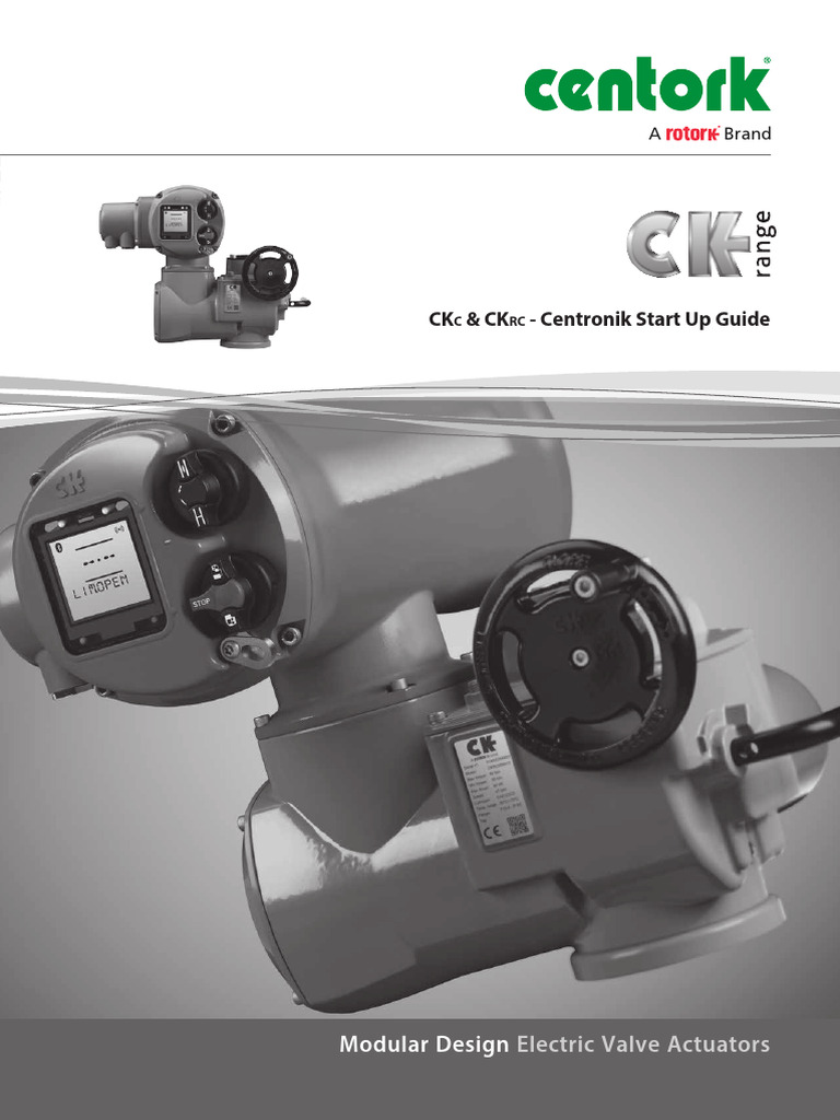 PUB111-004 Centork CK Centronik Start Up-Führer-Anleitungen-English ...