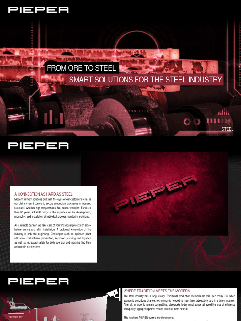Sinter Belt Monitoring with Pieper App | PDF | Coke (Fuel) | Steel