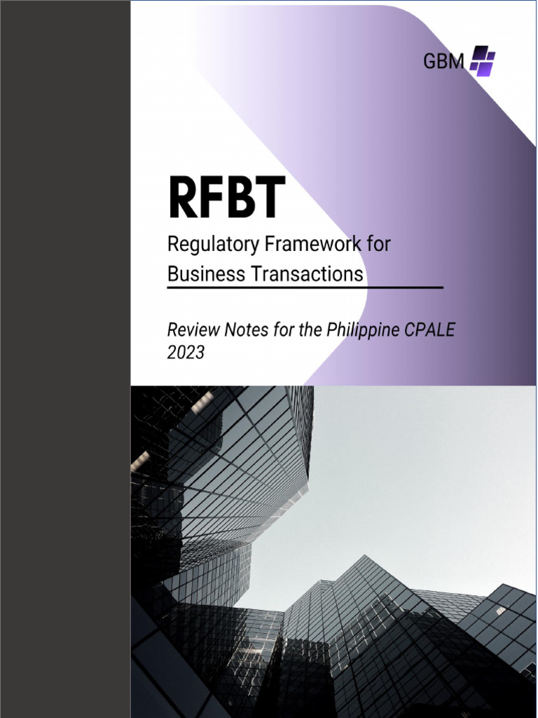 RFBT | PDF | Employment | Negotiable Instrument