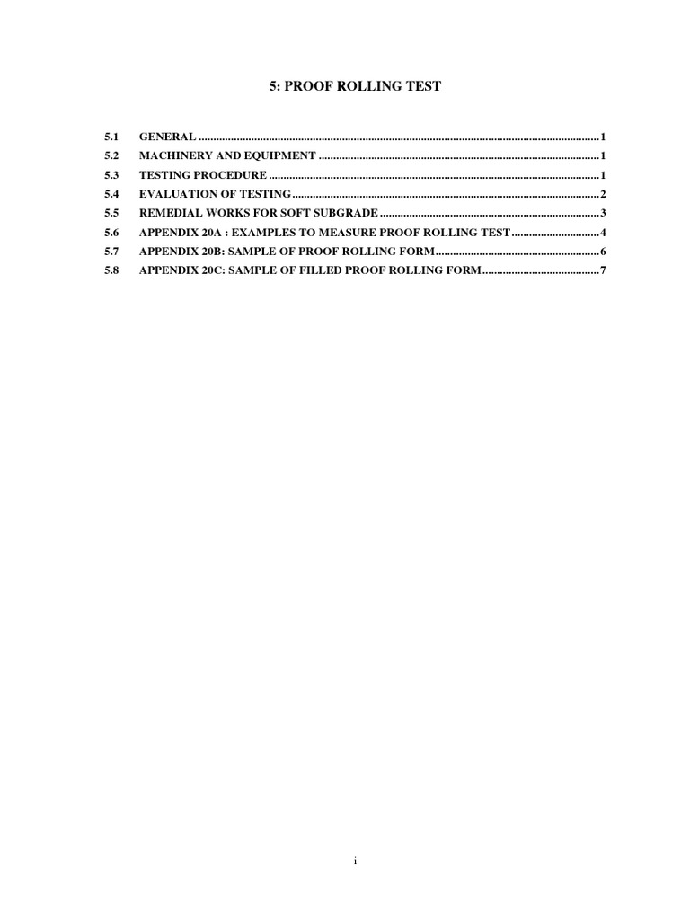 5 - Proof Rolling Test | PDF | Tire | Wheel
