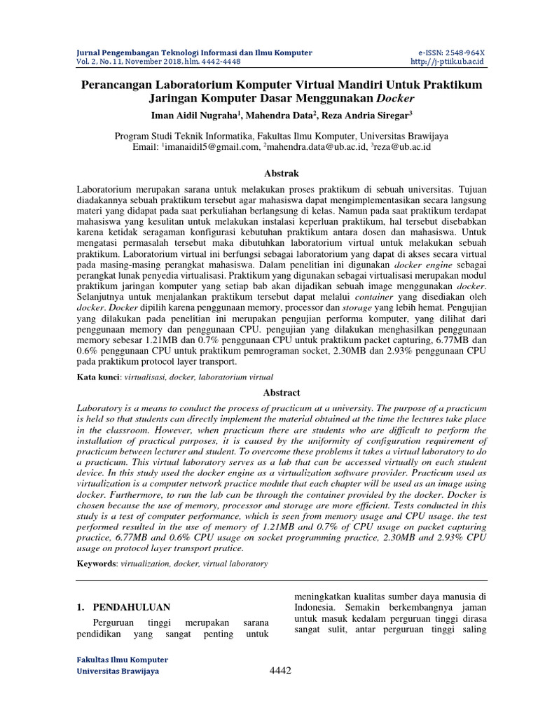Perancangan Laboratorium Komputer Virtual Mandiri Untuk Praktikum ...
