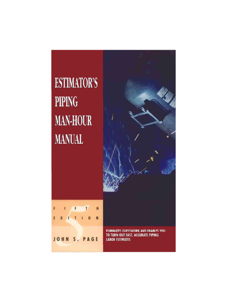 Piping Estimating Page Book | PDF