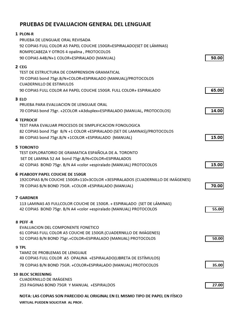 Proforma Test Psicologico 2022 Maribel | PDF | Métodos y materiales de ...