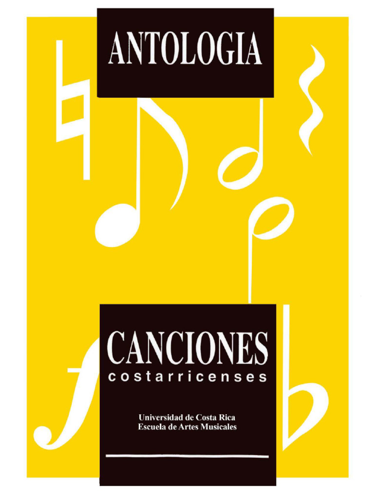 Antología de Canciones Costarricenses | PDF | Costa Rica