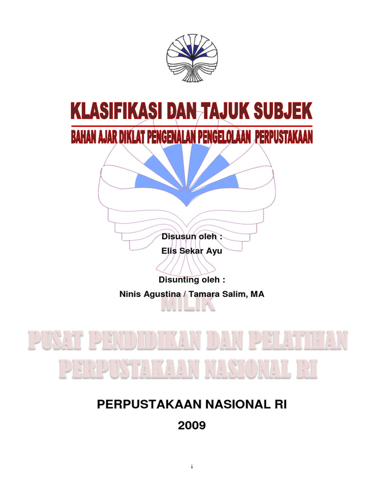KLASIFIKASI DAN TAJUK SUBJEK | PDF
