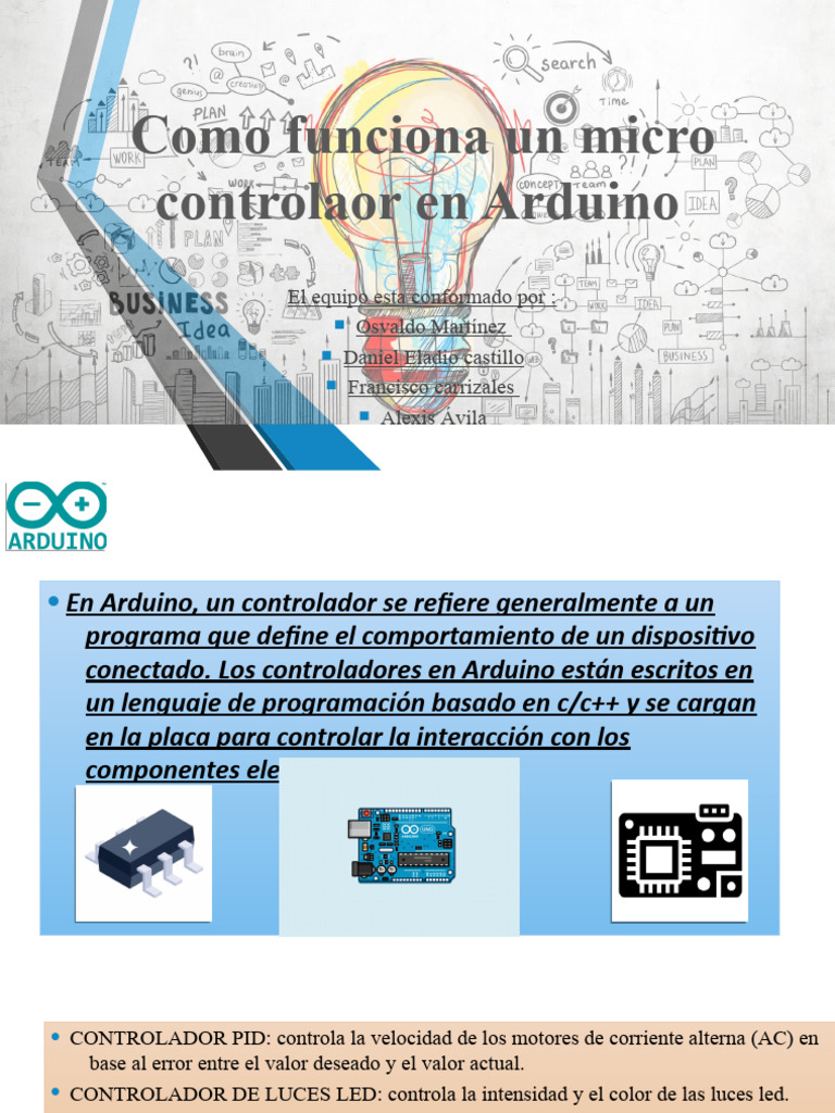 Presentación de Micro Procesador en Un Arduino | PDF