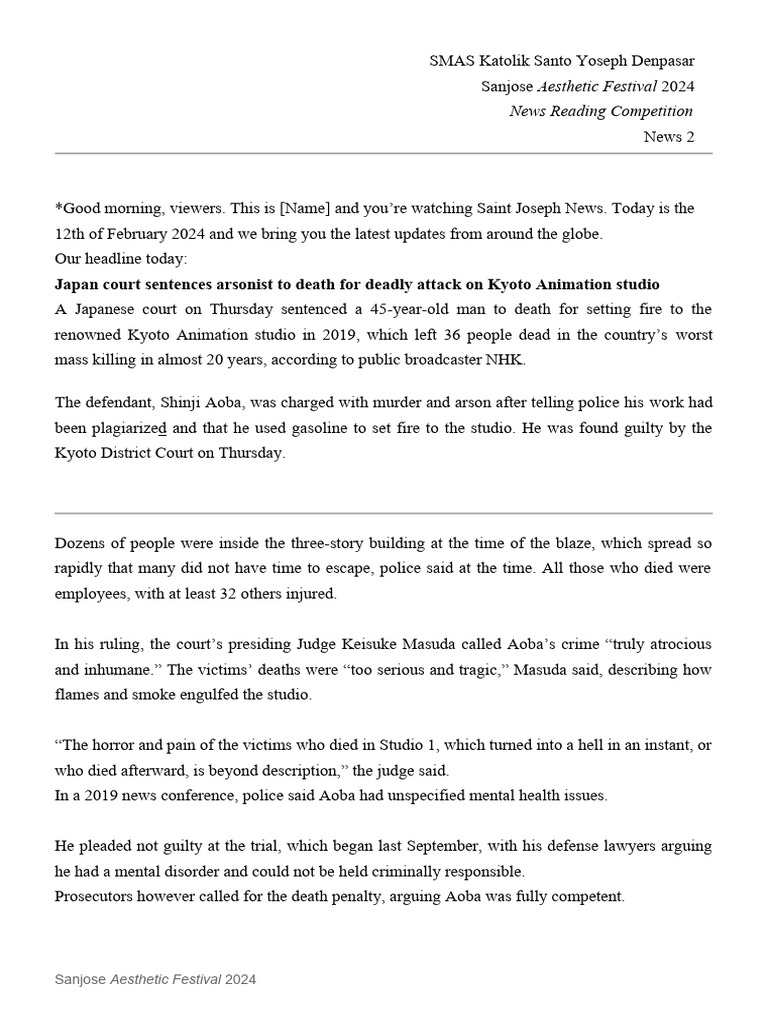 News 2 | PDF | Criminal Law | Misconduct