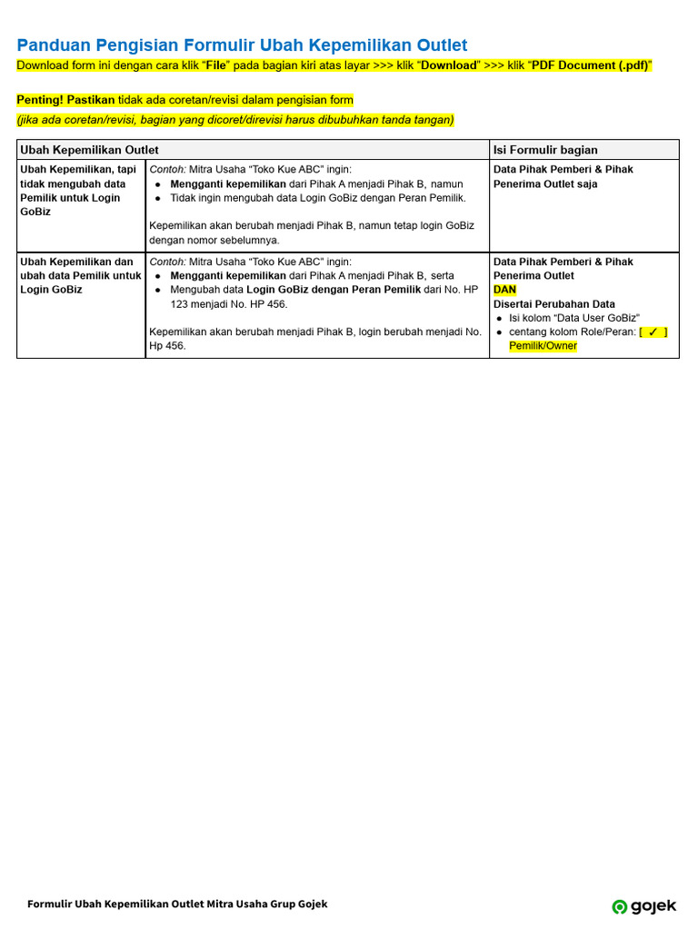 Form Novasi PT Loe Cuan Duluan Revised | PDF | Pengelolaan Keuangan & Uang