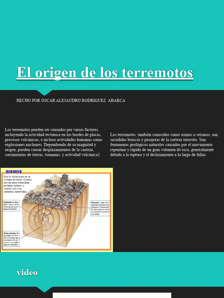 El Origen de Los Terremotos | PDF