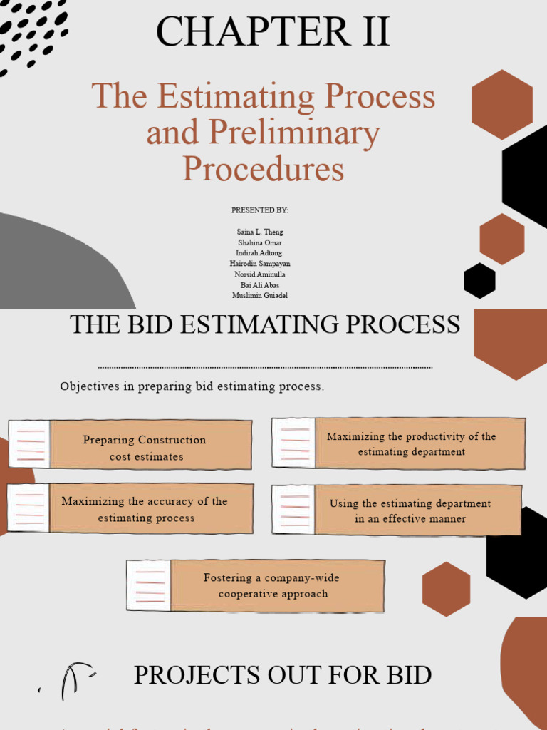Bid Estimating Process Ce | PDF | Business | Economies