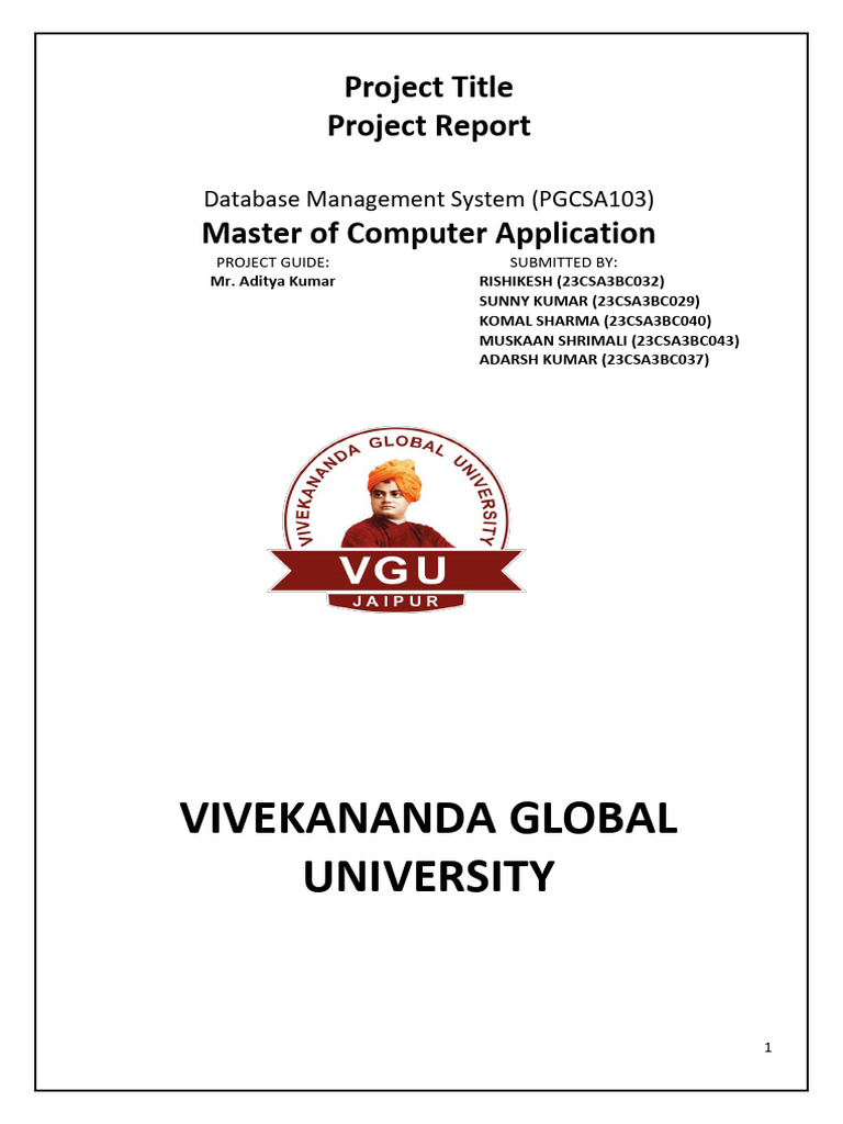 DBMS a6 Project Report Complete | PDF | Databases | Web Development