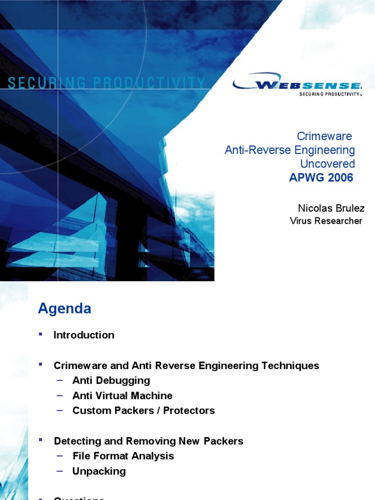 Anti Reverse Engineering | PDF | Computer Virus | System Software