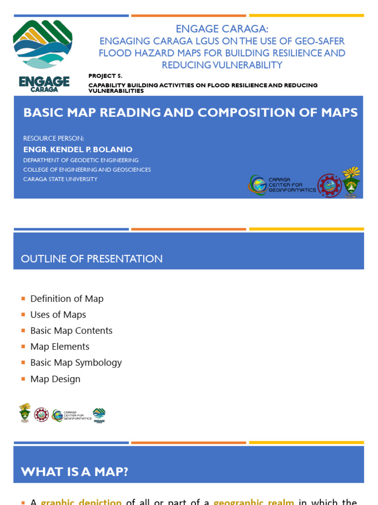 Basic Map Reading and Map Composition - SMSA | PDF | Map | Level Of ...