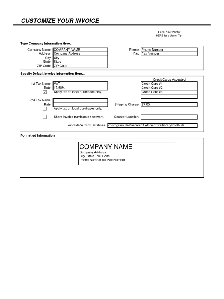 INVOICE 2 Template | PDF