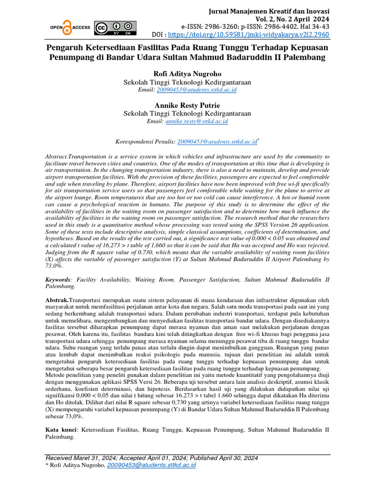 JMKI Vol 2 No 2 April 2024 Hal 34-43 | PDF