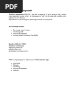 WFM Formulas and Terminology Guide | PDF
